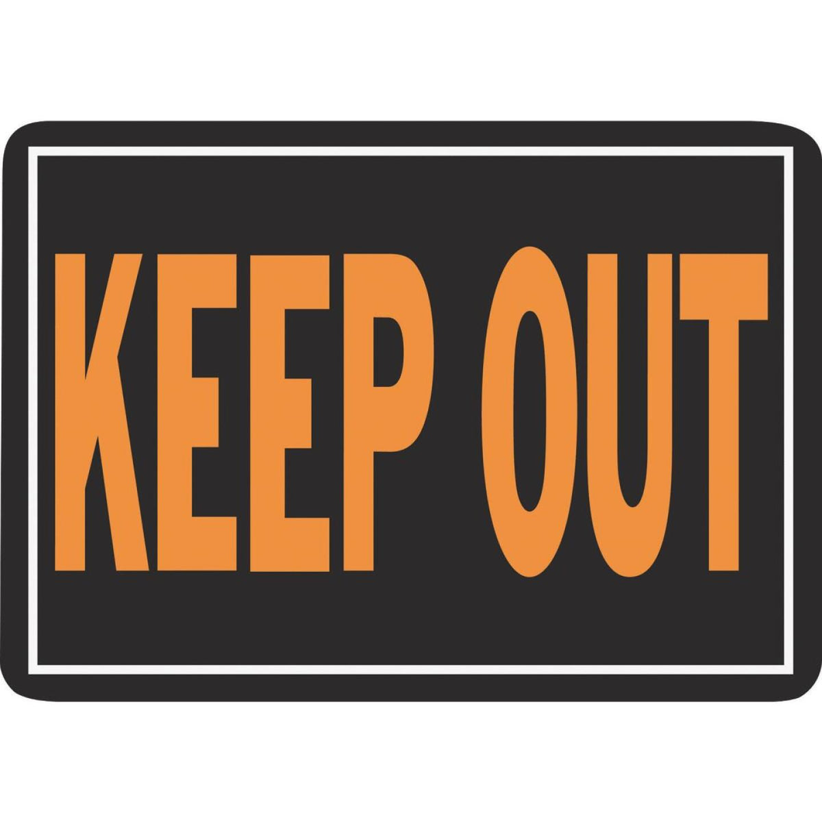 Hy-Ko Aluminum Sign, Keep Out - Arcadia, WI - Howard's Hardware Hank